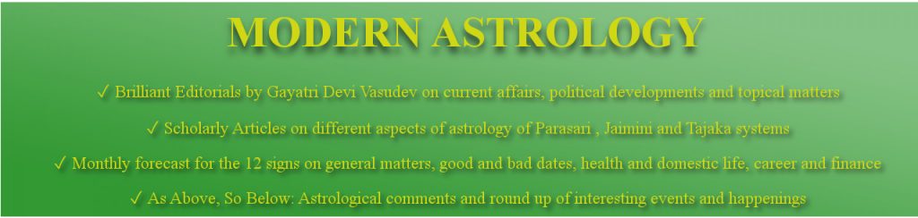 Modern Astrology Magazine – Successor to THE ASTROLOGICAL MAGAZINE